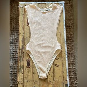 Rehab | Tops | Revolve Rehab Sequin Bodysuit Deep Side Cut Out Bodysuit ...